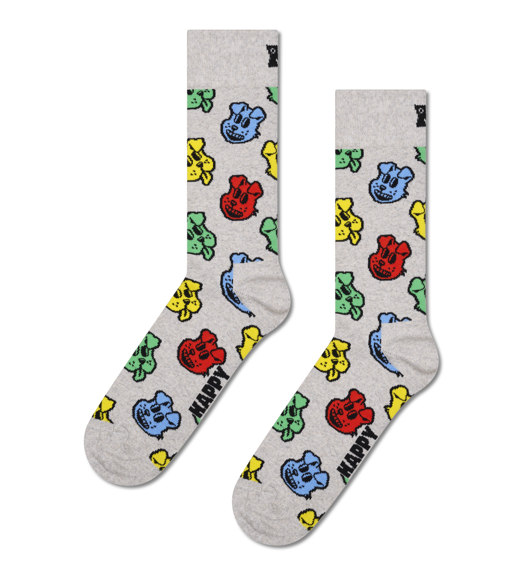 Grey Dog Socks – Happy Socks