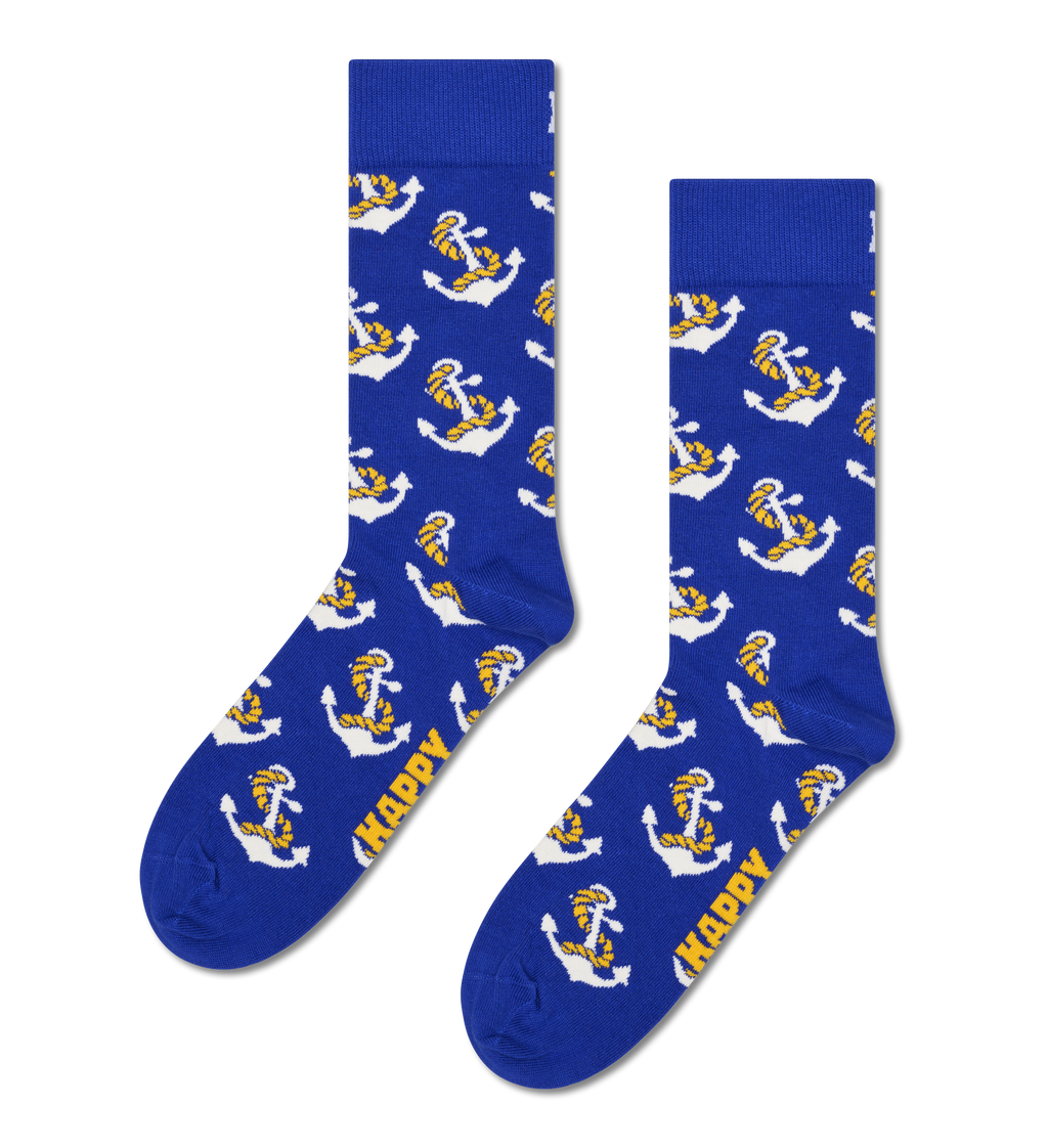Blue Anchor Socks – Happy Socks